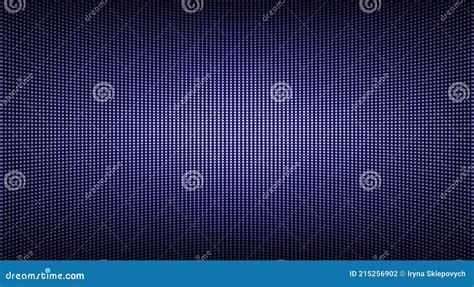 Led Screen Texture Lcd Pixel Monitor With Dots Vector Illustration Stock Vector Illustration