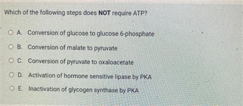 Solved B Oxidation Of A Molecule Of Palmitate 1 Requires