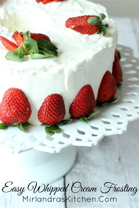 Easy Heavy Whipping Cream Icing At Maddison Westacott Blog