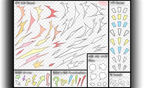 만화 기호 모음브러쉬