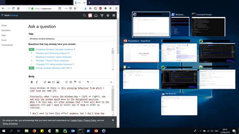 Windows Window Behaviour Super User