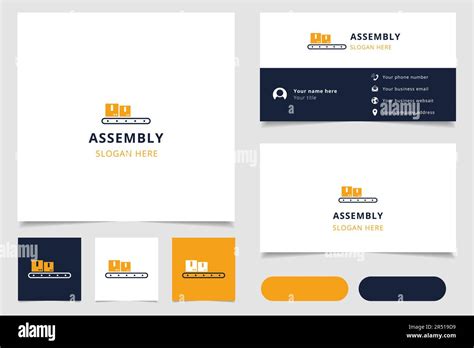 Assembly Logo Design With Editable Slogan Branding Book And Business Assembly Logo Design With Editable Slogan Branding Book And Business