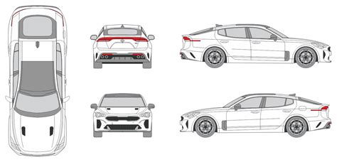 Kia Stinger 2020 Vehicle Templates Unleashed