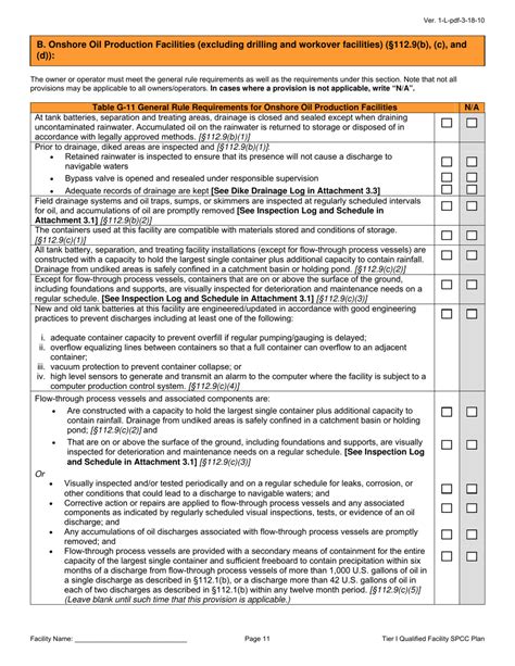 Tier I Qualified Facility Spcc Plan Template Fill Out Sign Online And Download Pdf