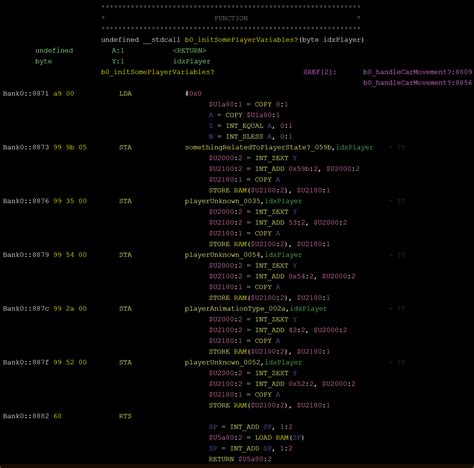 Decompiler Does Not Resolve Symbols For 6502 Zero Page RAM Addresses