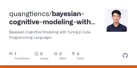 Github Quangtiencsbayesian Cognitive Modeling With Turingjl