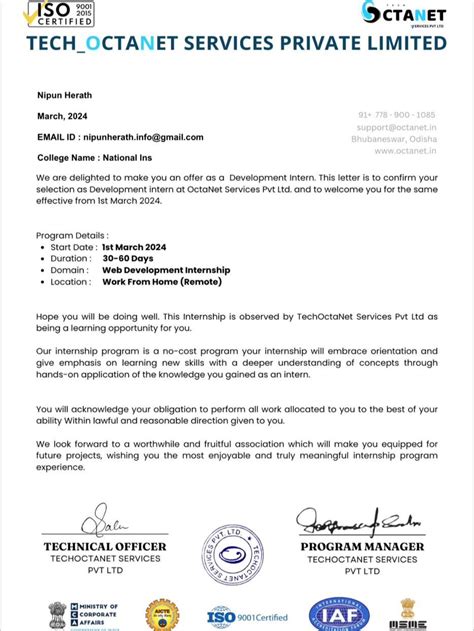 Nipun Herath On Linkedin Octanetinternship