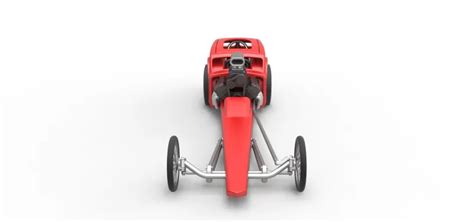Front Engine Old School Dragster With Shell Version 8 Scale 1 25 3d