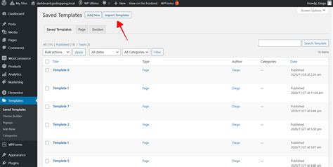 Elementor Templates To Build A Frontend Dashboard
