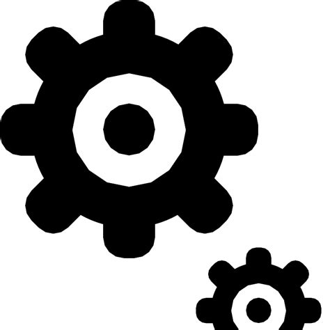 Cogs Vector SVG Icon SVG Repo