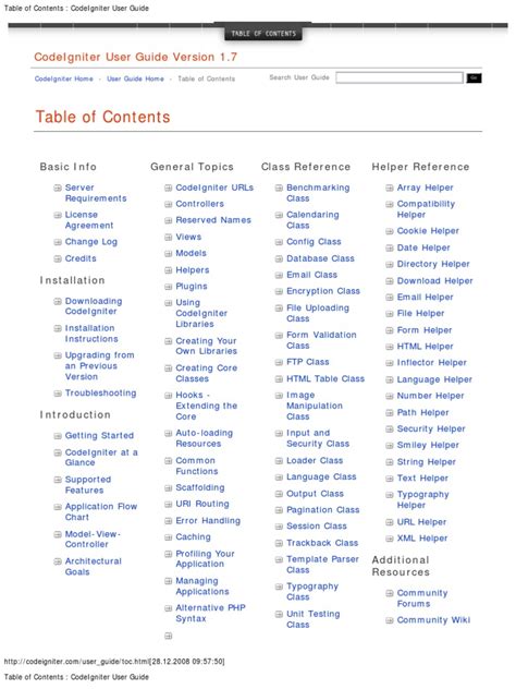 codeigniter user guide 1 7 pdf computers