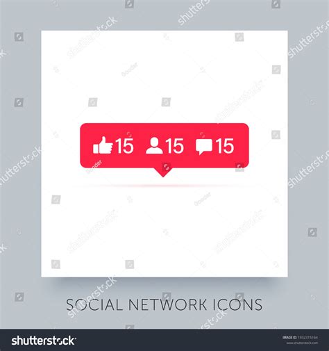 Social Network Icons Ux Ui Design Stock Vector Royalty Free 1932315164 Shutterstock