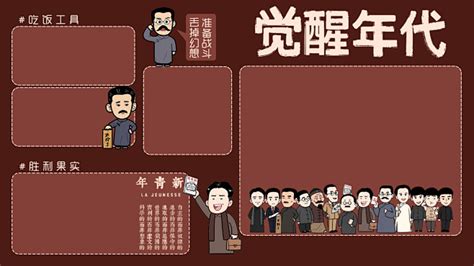 高清正能量电脑桌面分区壁纸，觉醒年代