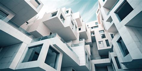 Premium Photo Abstract Modern Architecture Mesmerizes With Its Fusion