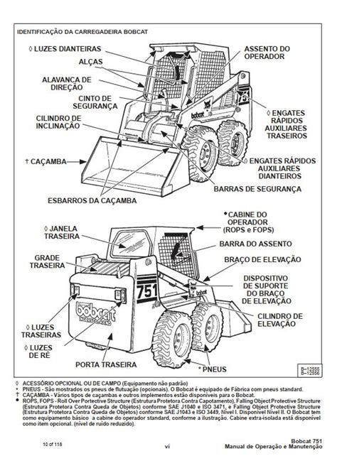 Bobcat Loader 751 Operation And Maintenance Manual Pt