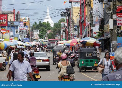 Panadura Sri Lanka May 10 2018 A Man Sells Bananas In The Local