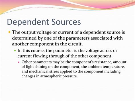 PPT Dependent Sources PowerPoint Presentation Free Download ID