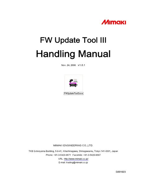 Fwupdatetool3 Manual En Pdf Microsoft Windows Computer File