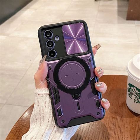 三星 指環支架手機殼 360度旋轉防摔保護殼 適用a56 A36 A26 A16 S24 Fe A55 A35 A54 蝦皮購物