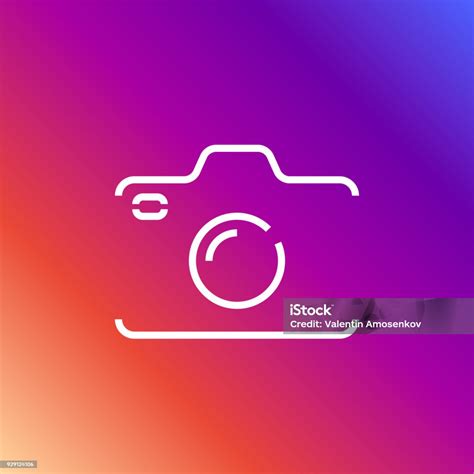 귀하의 웹 사이트에 대 한 배경색 카메라 기호에 고립 된 유행 플랫 스타일에 카메라 아이콘 편집 가능한 스트로크 사진 예술 및 공예제품에 대한 스톡 벡터 아트 및 기타