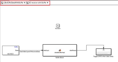 buffer logic for data transmission matlab and simulink