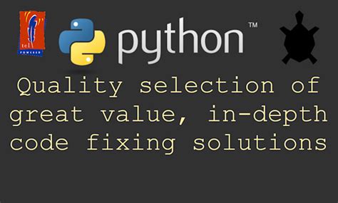 Fix Your Python Code By Bedrockbreak49 Fiverr