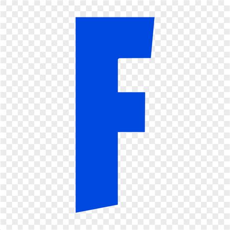 Hd Blue F Fortnite Logo Letter Png Citypng