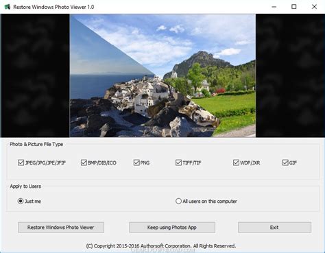 Restore Windows Photo Viewer Download Restorewindowsphotoviewersetupexe