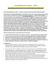 CIS 231spring16midterm CIS 231 Midterm Exam Spring 2016 100 Points Exam Available Noon