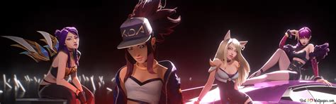 Lol League Of Legends K Da Popstar Girls K Wallpaper Download