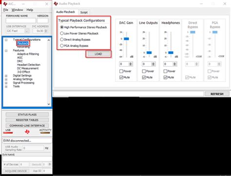 TLV AIC EVM K TLV AIC EVM K The USB ModemEVM Interface Not Getting Detected In