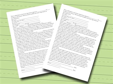 How To Write An Addendum To A Lease With Sample Addendums