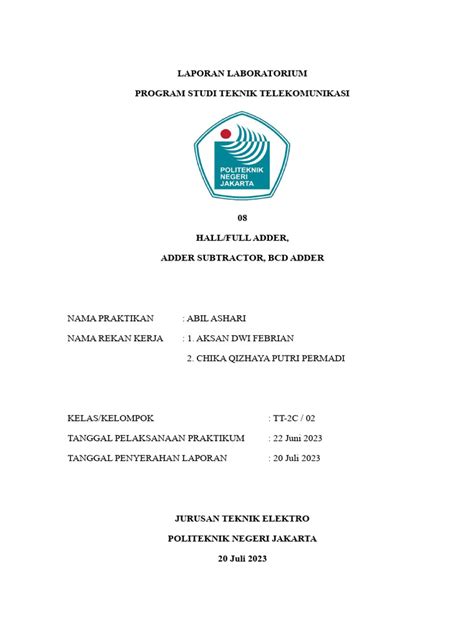 hall full adder adder subtractor bcd adder 08 kel02 tt2c abil ashari