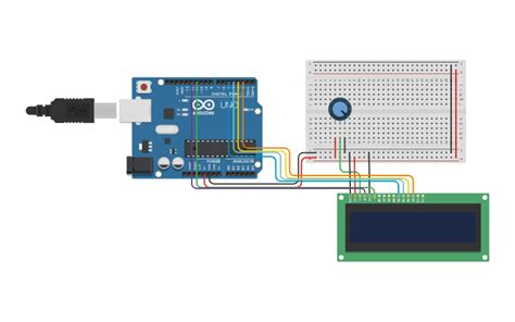 Circuit Design Activity 51 Liquid Crystal Display Tinkercad