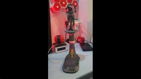 Беспроводное зарядное устройство в виде Статуи Электро Архонта ⚡ Автор Irony94 видео