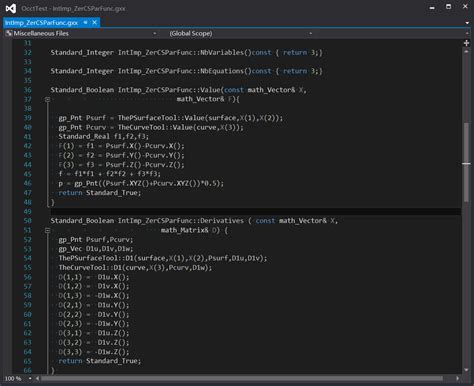 opencascade 线面求交 opencascade 博客园