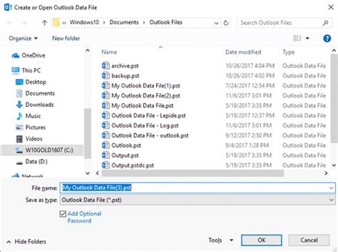 How To Create New PST File In MS Outlook Steps