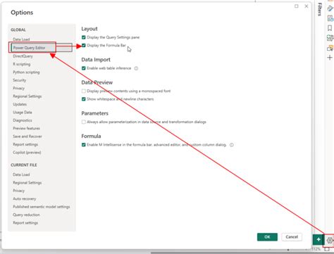 how to dynamically restrict data import in power query towards data