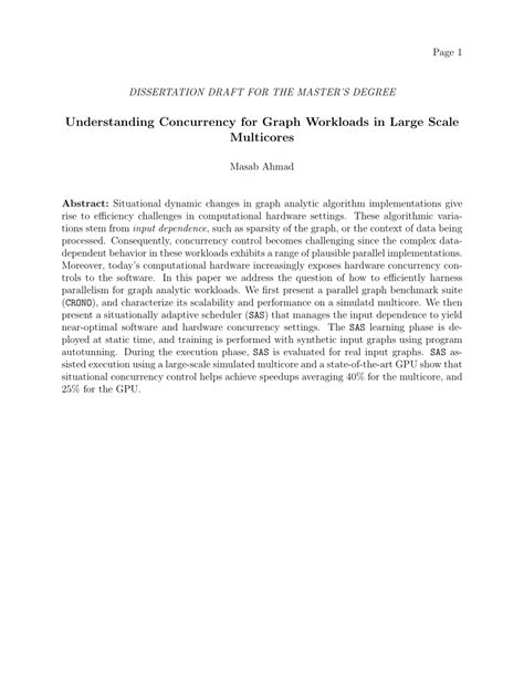 pdf understanding concurrency for graph workloads in large scale