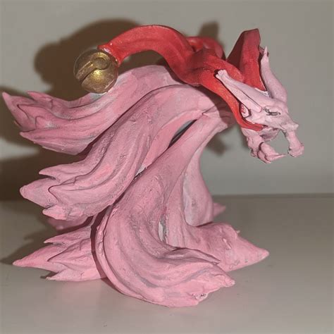 3d Print Of Wind Fox Elemental Familar Presupported 32mm Scale By Magicteacosie