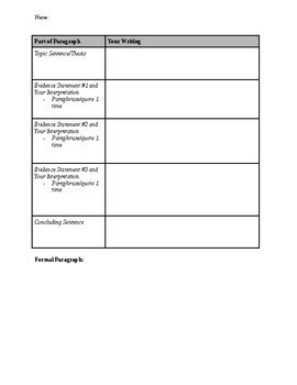 Generic Argument Practice Writers Workshop Body Covid Distance Learning