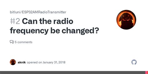 Can The Radio Frequency Be Changed Issue 2 Bitluni