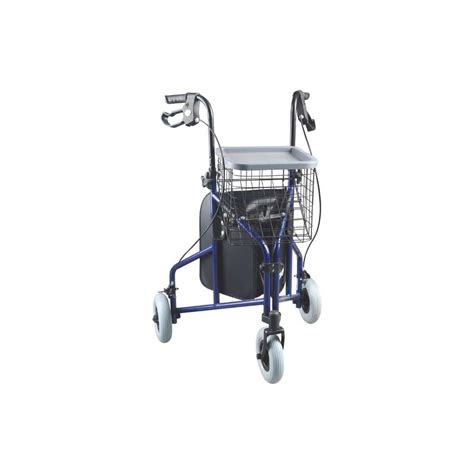 Andador de 3 rodas ALT R014 Alerta Medical dobrável