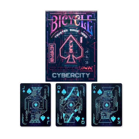 Τράπουλα Bicycle - Cyberpunk Cyber City | Snuff.gr