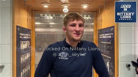 Josh Barr Talks Personal Growth Fellow Teammates Instant Success [penn State Wrestler