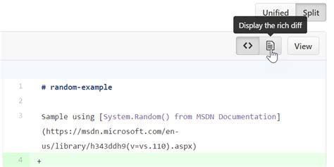 How To View The Diff Of A Markdown Md File As Its Rendered Content