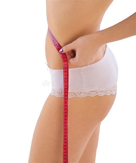 Woman With Tape Measure Stock Image Image Of Girl Lady 22986971