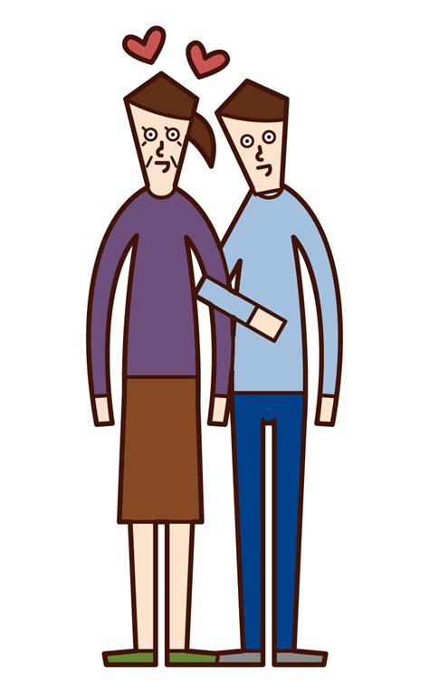 아들 남자 은 어머니의 그림을 좋아합니다 무료 일러스트 소재집 Kukukeke