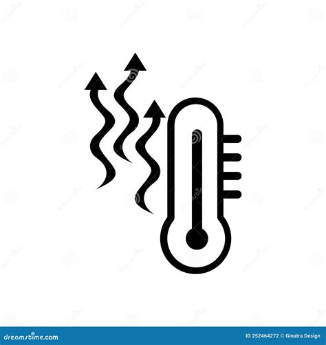 Heat Temperature Wave Symbol Logo Icon Stock Vector Illustration Of