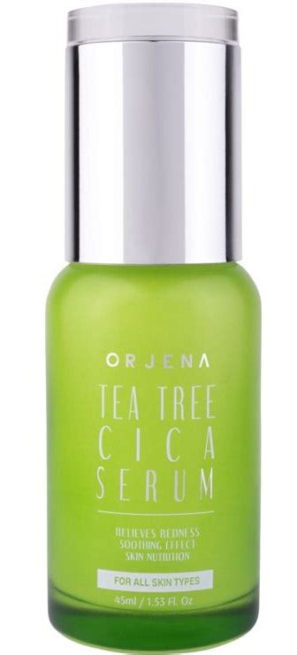 Orjena Face Serum Orjena Tea Tree And Cica ingredients (Explained)